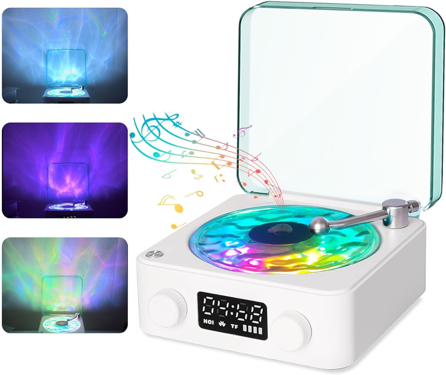 Amazon.com: The Waves Vinyl Player, Waves Vinyl Bluetooth Speaker, 2025 ...