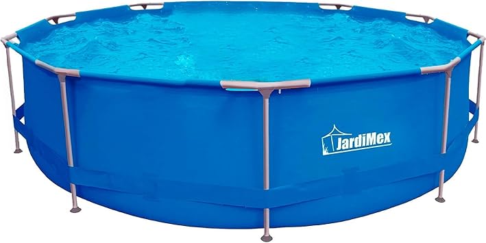 Jardimex Alberca Armable Redonda con Bomba Piscina 365 Cm de Diametro y ...