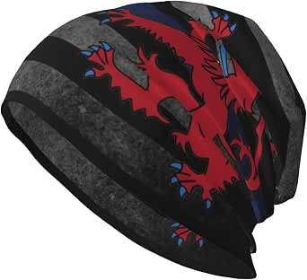 Qauirfe Lion Rampant Scotland Scottish Beanie Hat Men Women Stretch ...