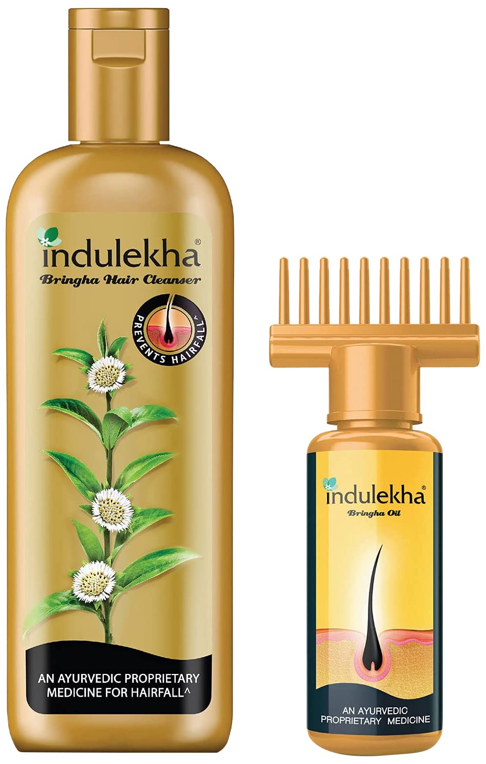 Buy Indulekha Bringha Ayurvedic Hair Oil 50 ml, Hair Fall Control and Hair Growth with ...