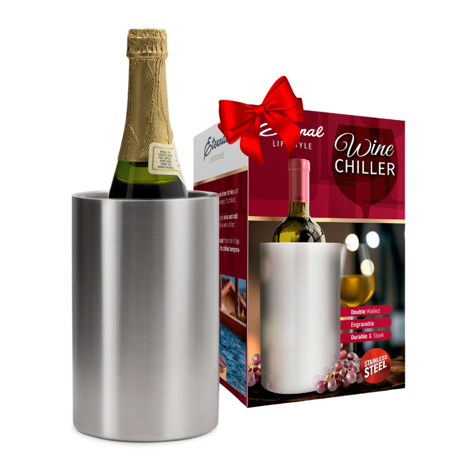 Amazon.com: Wine Chillers for Bottles-Premium 750ml Champagne& Wine ...