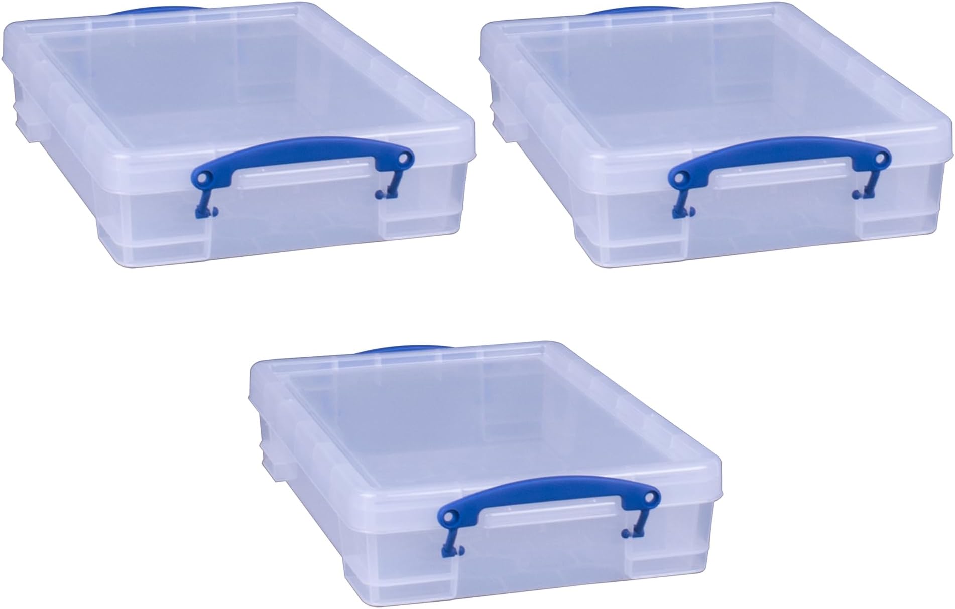 Amazon.com: Really Useful Box 4 Liter Plastic Stackable Storage ...