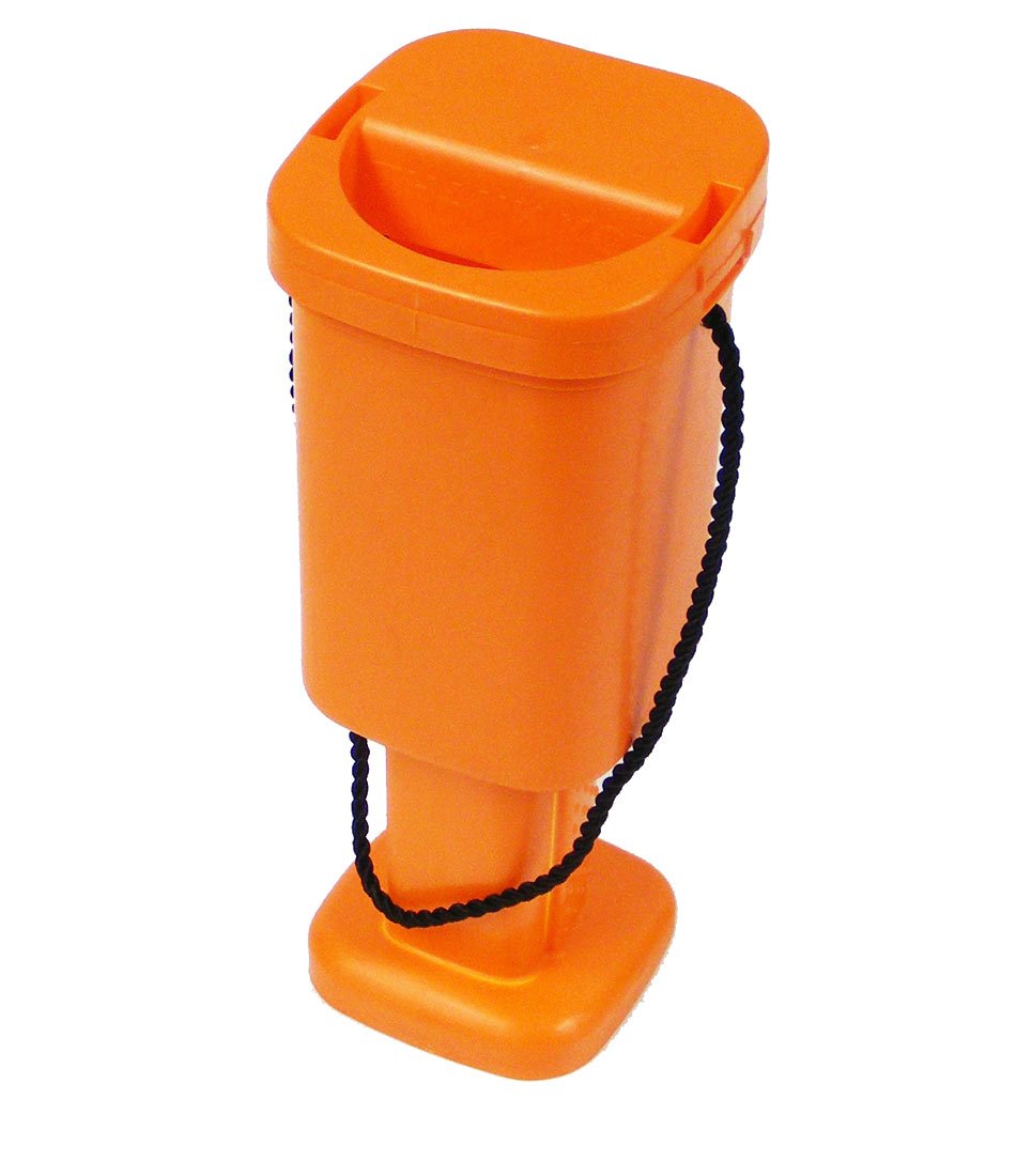 Square Plastic Handheld Charity Collection Box - Orange : Amazon.co.uk ...