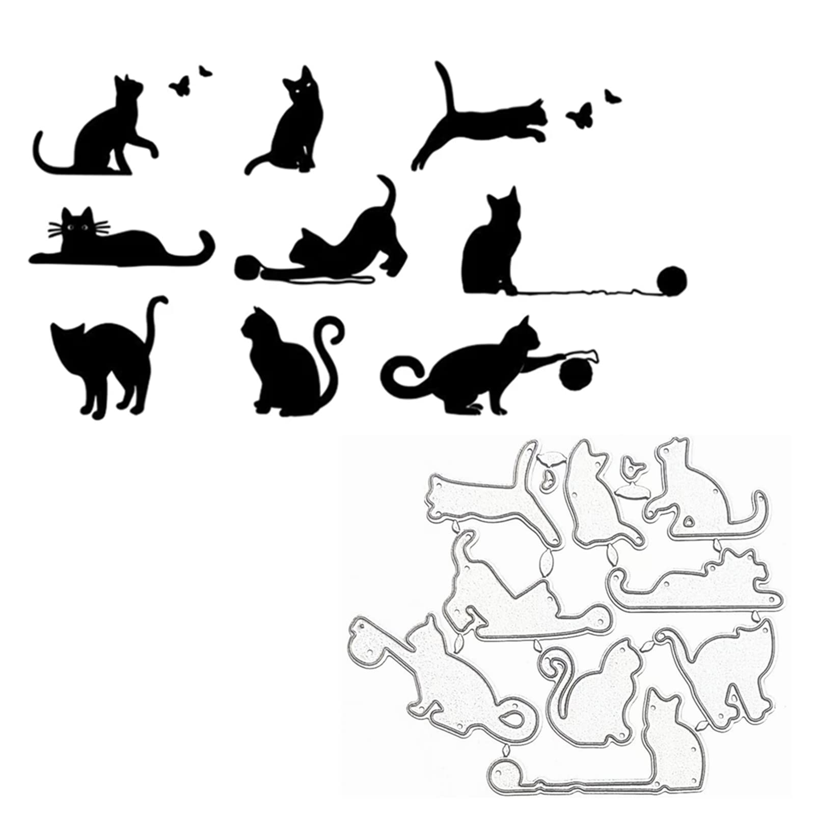 Cute Cat Stencils