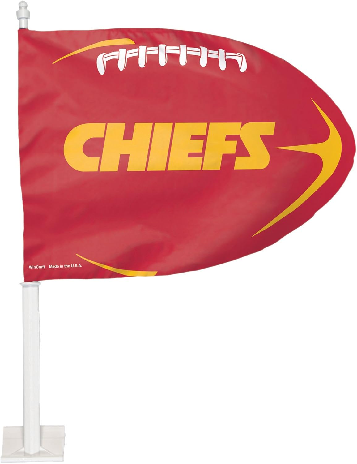 Amazon.com : NFL Kansas City Chiefs Car Flag : Automotive Flags ...