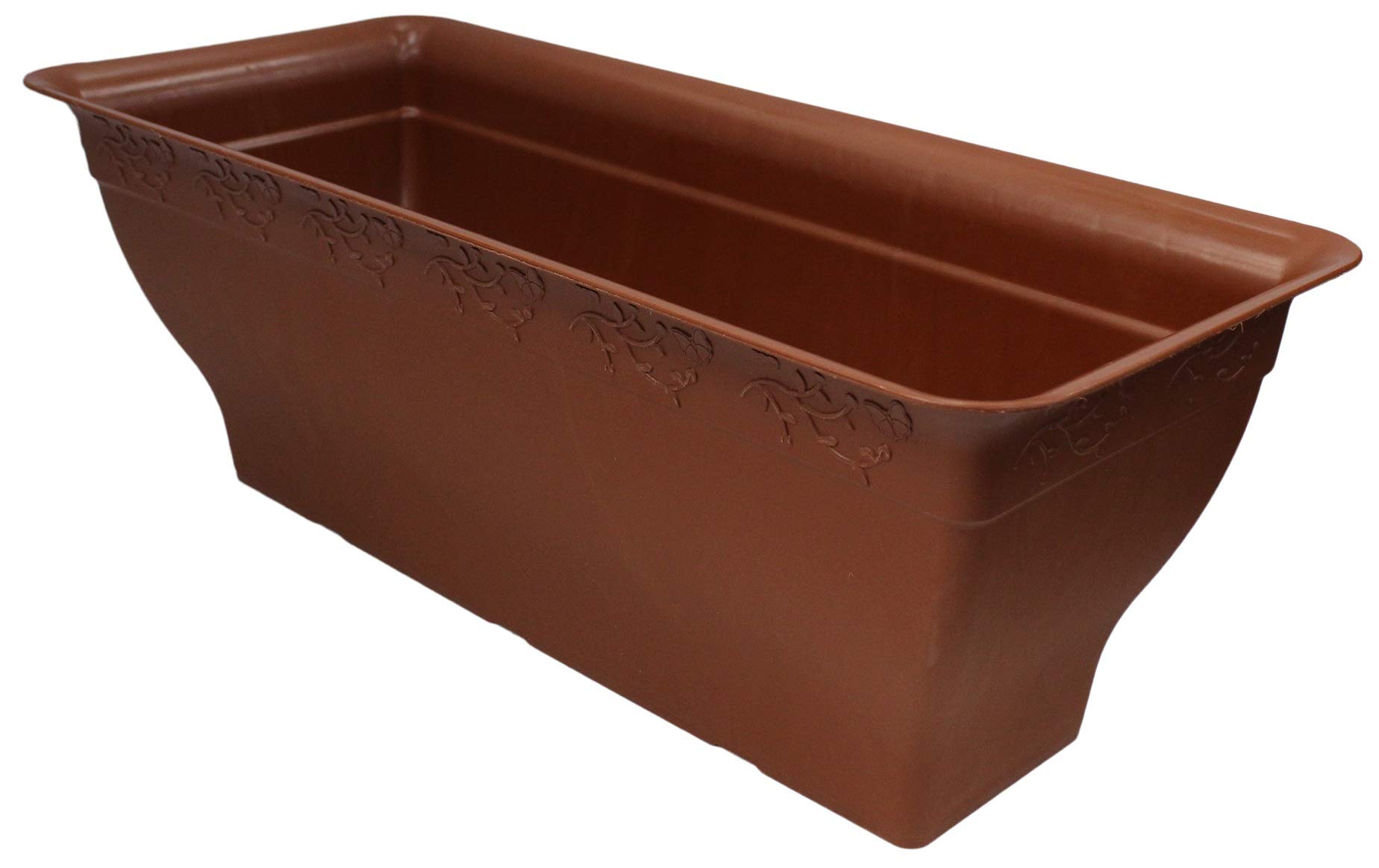 Thumbup Extra Large & Deep Plastic Terracotta 70cm Long Garden Planter ...