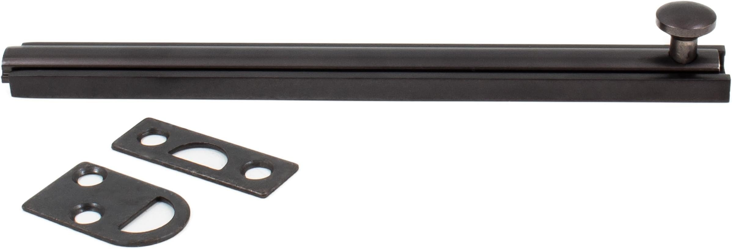 Extended Flip-Lever Flush Bolt, 18 Inches, Matte Black by Stone Harbor ...