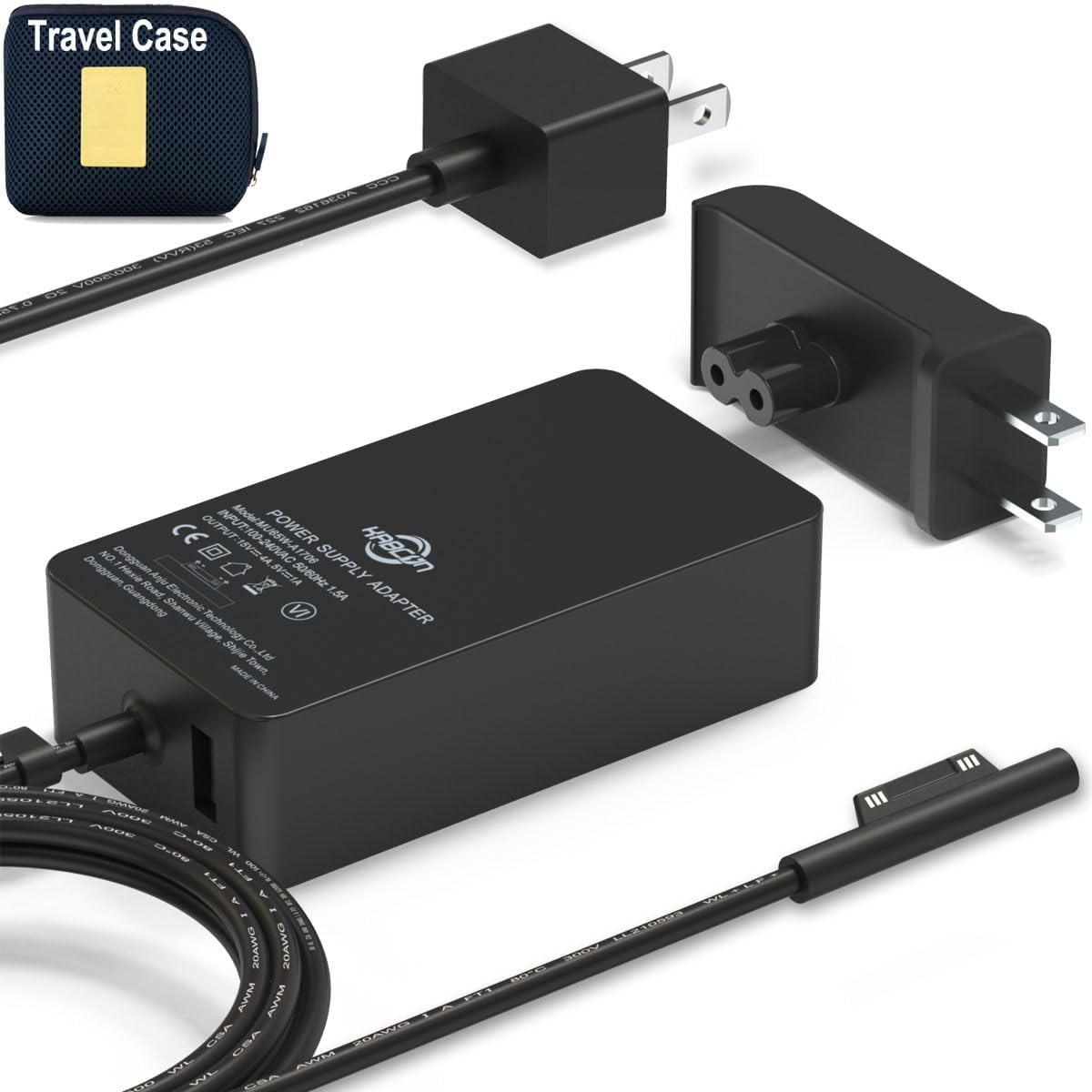 Amazon.com: 65W Surface Pro Laptop Charger for Microsoft Surface Pro 10 ...