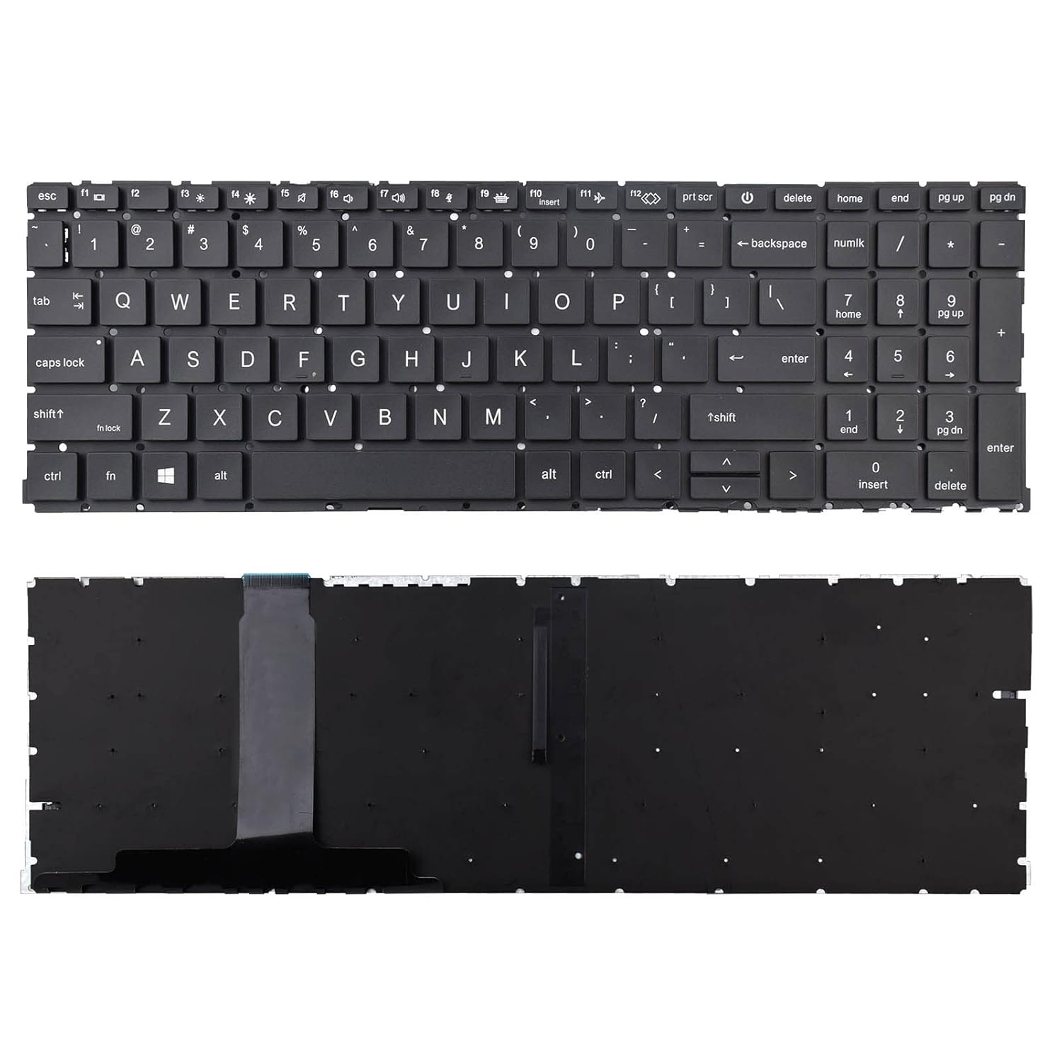 SUNMALL Replacement Keyboard Compatible with HP ProBook 450 G8 455 G8 ...