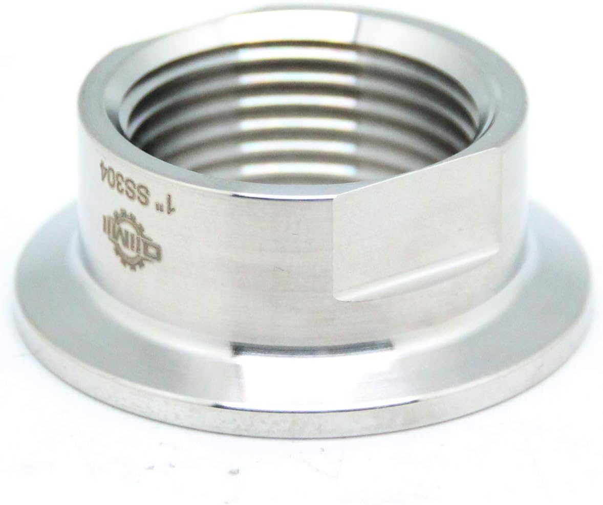 QiiMii Sanitary Female Threaded Pipe Fitting to 1.5 Inch Tri Clamp (OD ...