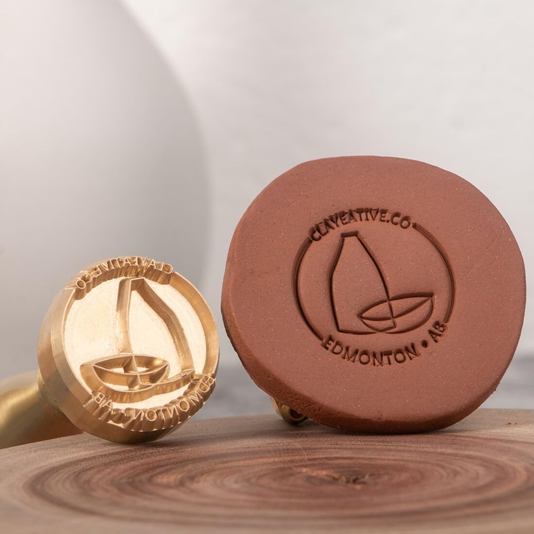 Amazon.com : Custom Pottery Stamp, Stamp for Clay, Personalized Logo ...