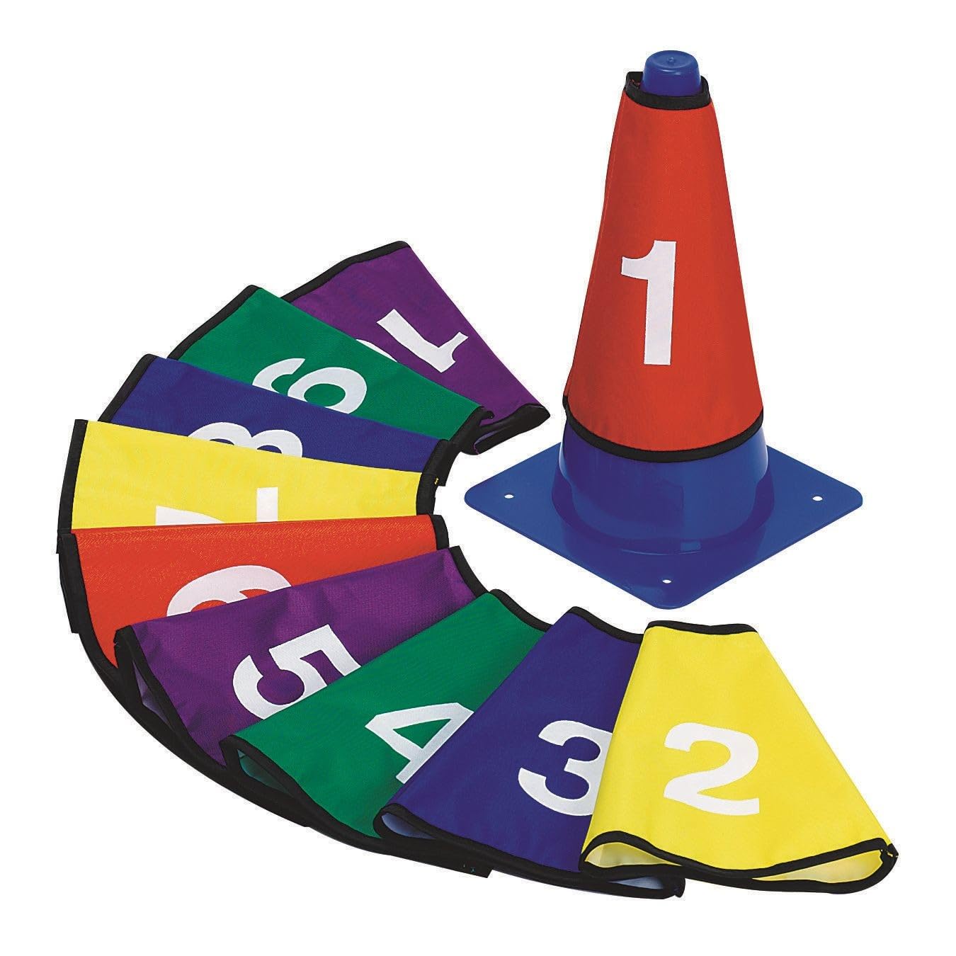 Amazon.com: S&S Worldwide Numbered Cone Covers (Set of 10) : Sports ...