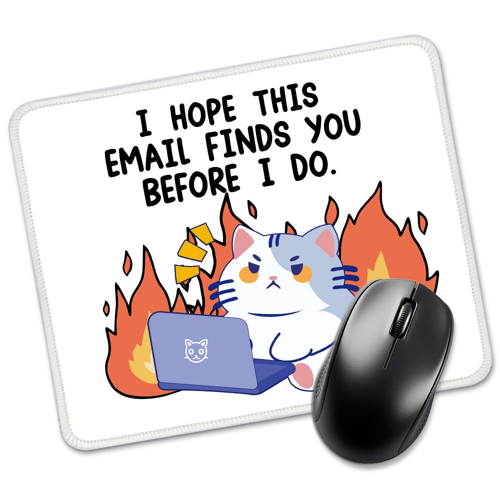 Amazon.com: Juoqg I Hope This Email Finds You Before I Do Rectangular ...