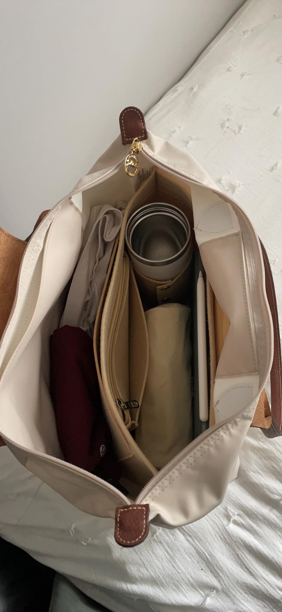 D.DUO Bag Insert Organizer, purse accessories,Suitable Longchamp long ...