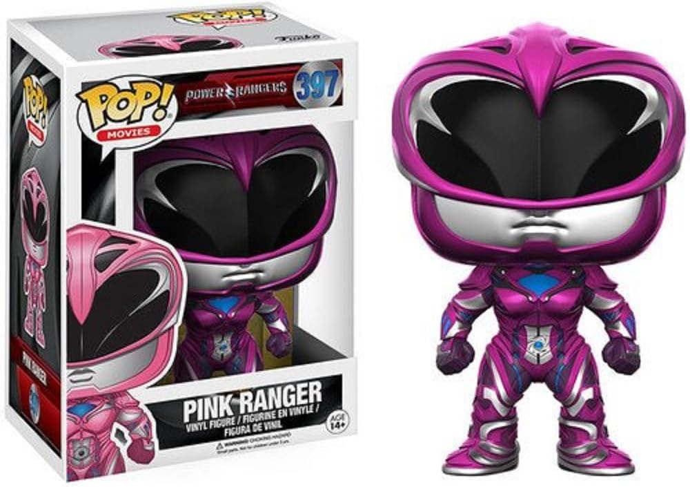 Amazon.com: Funko POP Movies: Power Rangers Pink Ranger Toy Figure ...