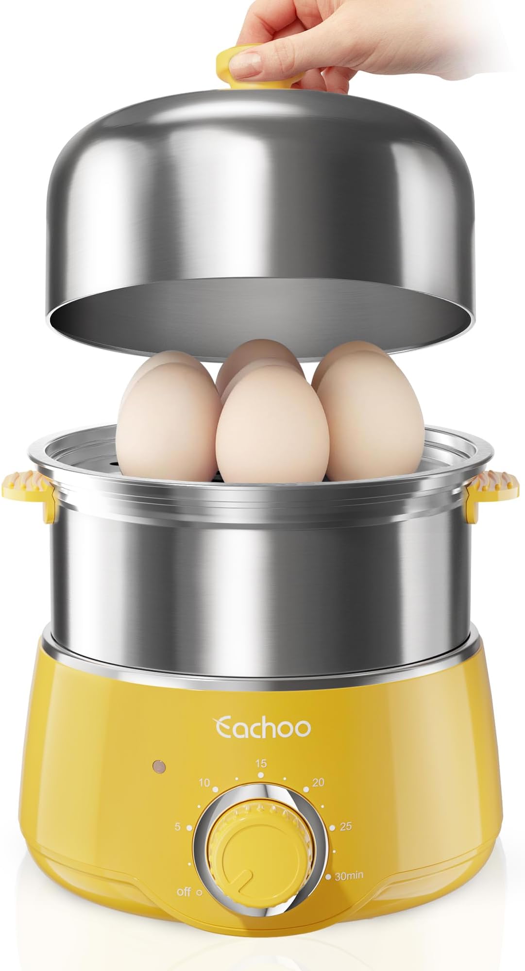 Amazon.com: meedome Electric Egg Cooker 6-in-1 with Auto Shut Off, Egg ...