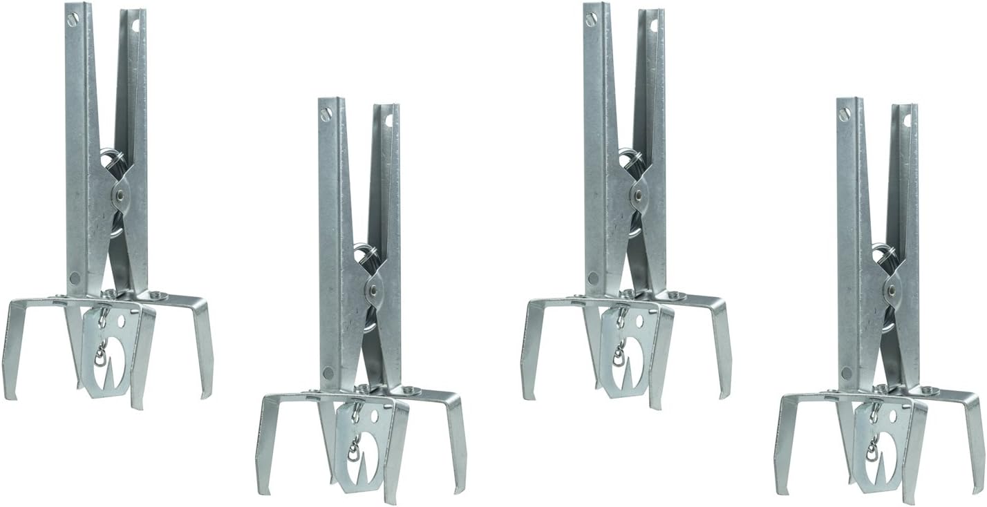 Woodside 4 Pack of Heavy Duty Mole Claw Scissor Traps Fast Humane Kill ...
