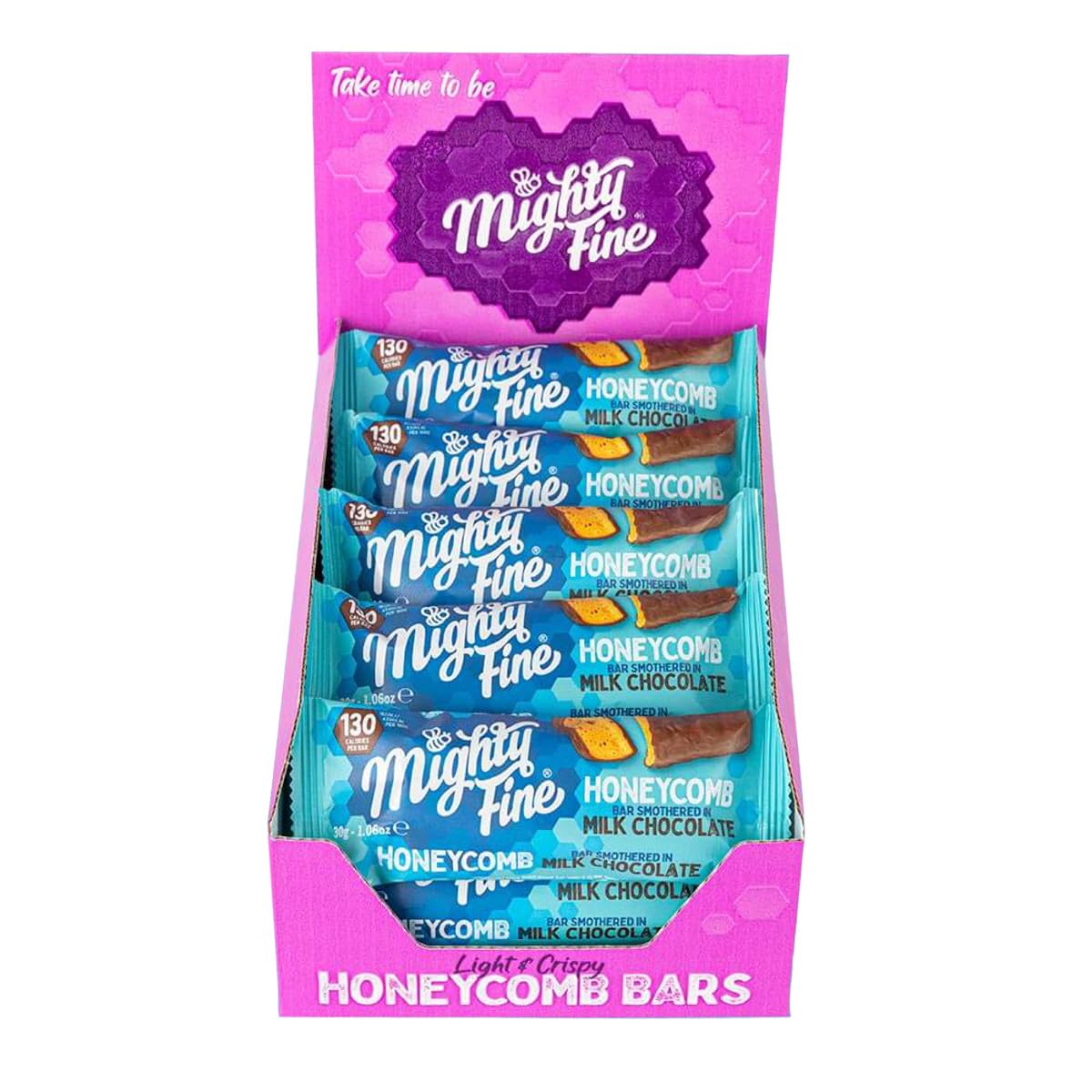 Mighty Fine Milk Chocolate Honeycomb Bars 15 X 30 G | Desertcart Australia