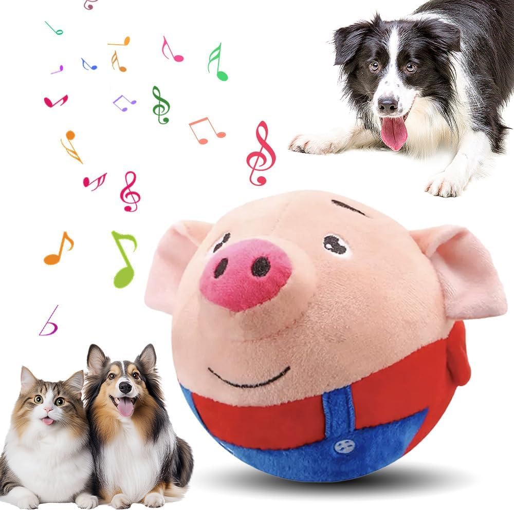 Amazon.com: Active Moving Pet Plush Toy, 2026 New Interactive Dog Toys ...