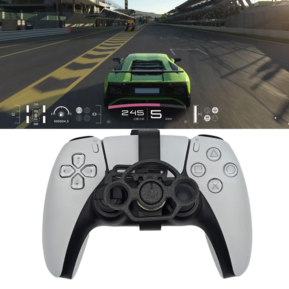 Amazon.com: Hesupy Mini Steering Wheel for PS5 and PS5 Slim Game ...