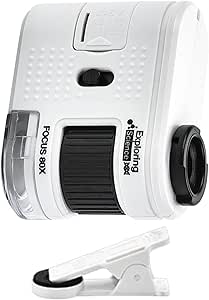 Amazon.com: Small Handheld Microscope With 1000X Pocket Sized ...