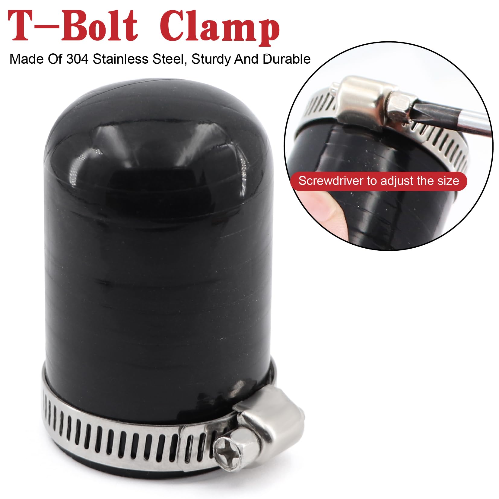 Snapklik.com : 1 Inch (25mm) Silicone Vacuum Bypass Cap Heater Hose ...