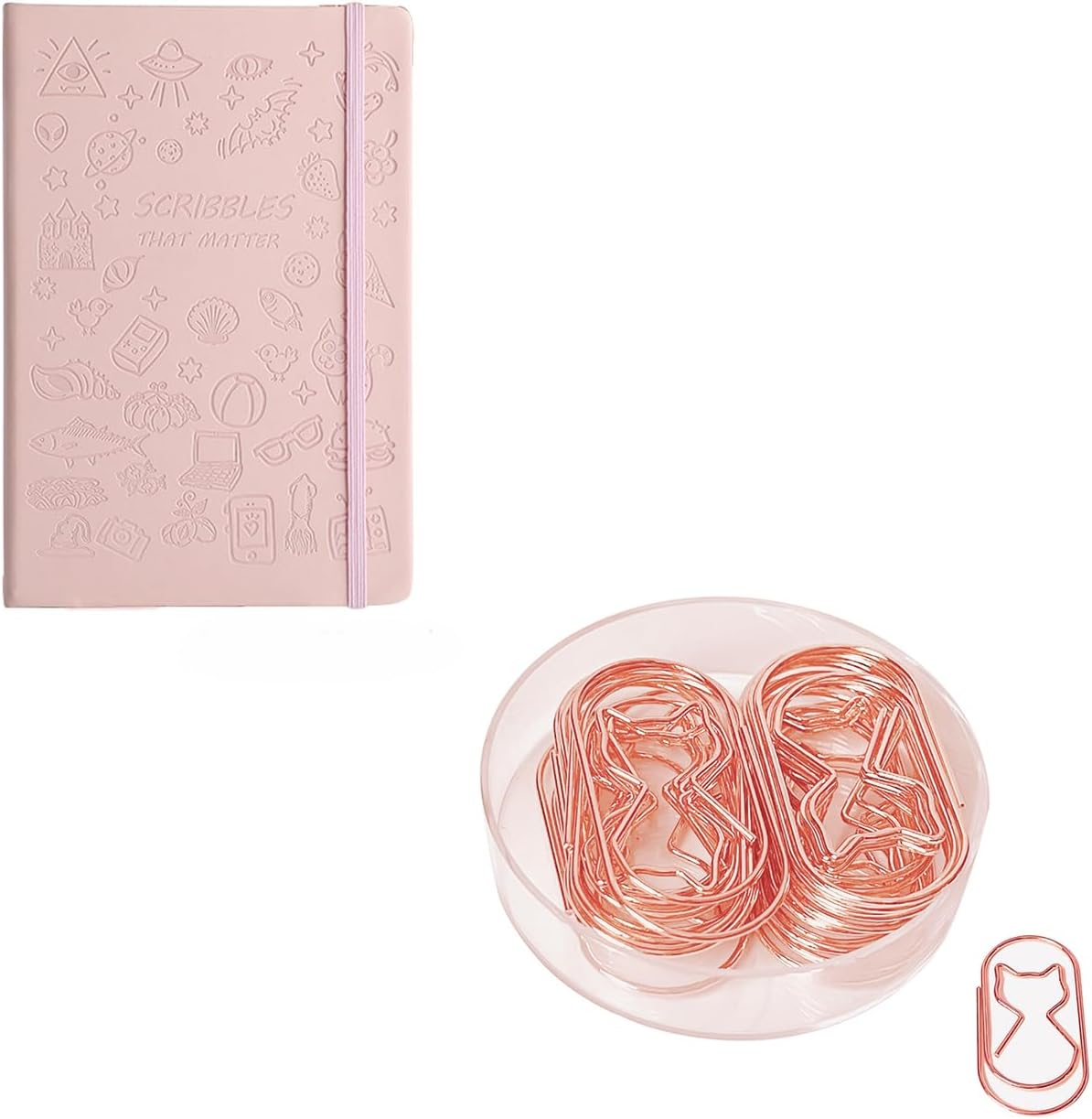 Amazon.com : Cat Paper Clips,Rose Gold Jumbo Wide 20pcs Paper Clips ...