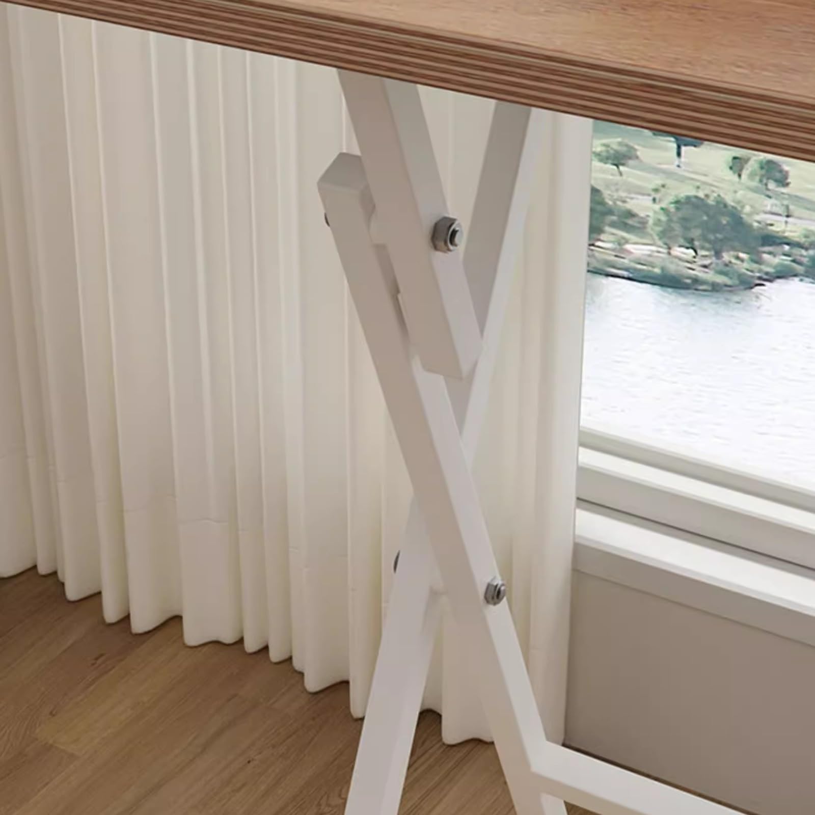 Snapklik.com : Folding Standing Desk For Small Space, Small Laptop ...