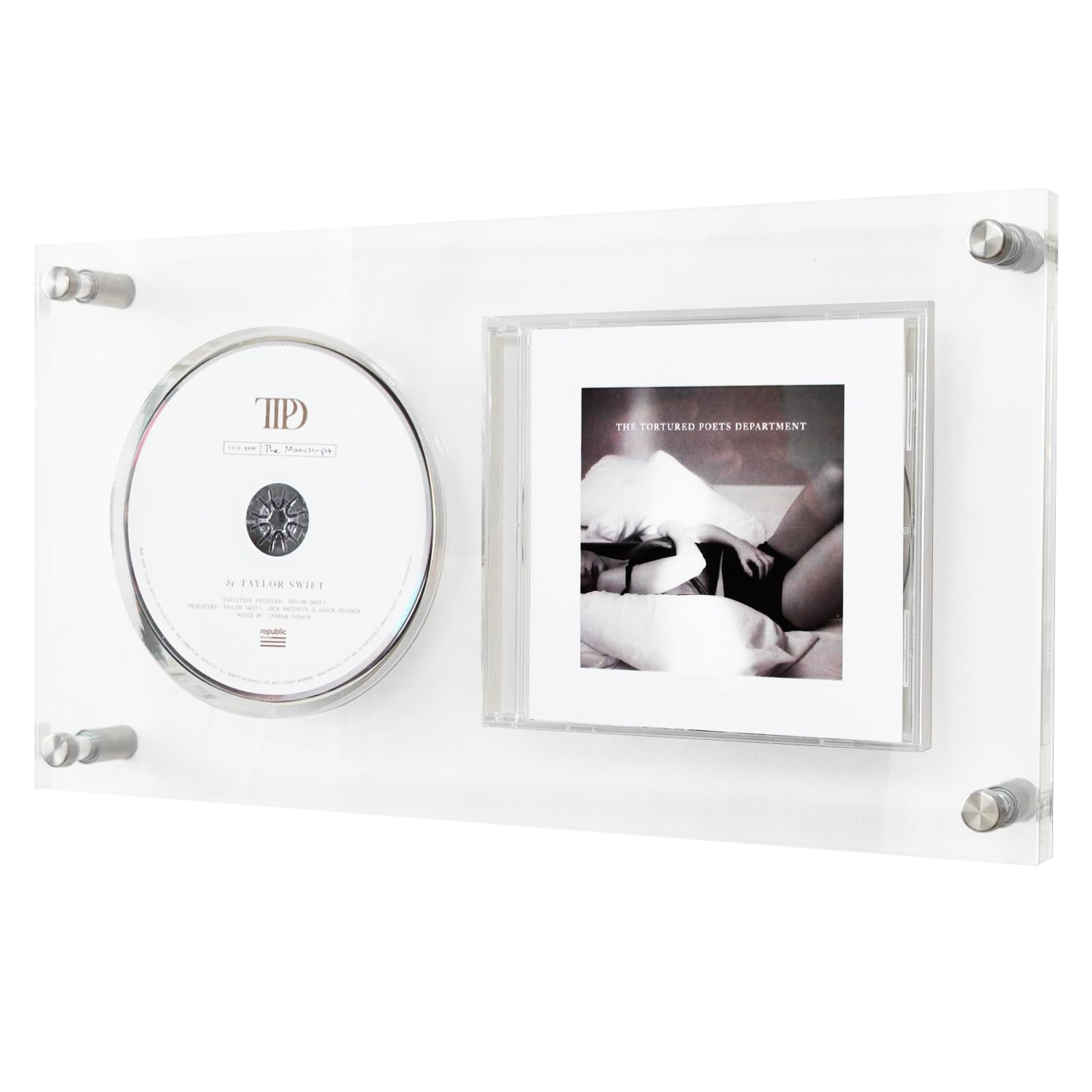 Amazon.com - WEIMINLI Acrylic CD Picture Frame, CD Frame Display Case ...