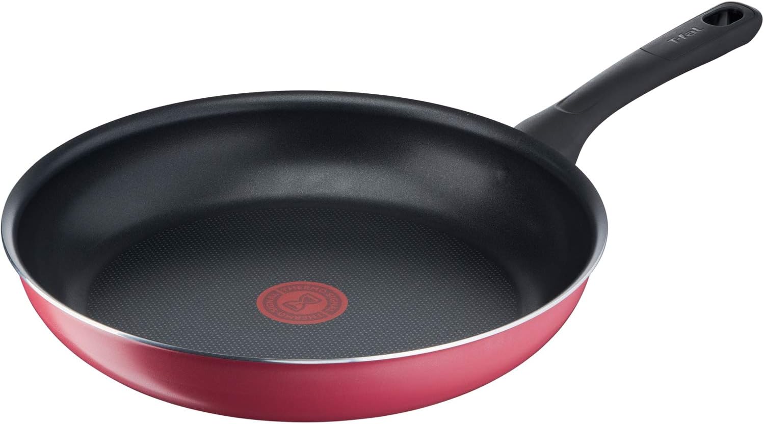 Amazon.com: ティファール(T-fal) Tefal B55906 Cranberry Red Frying Pan, 11.0 ...