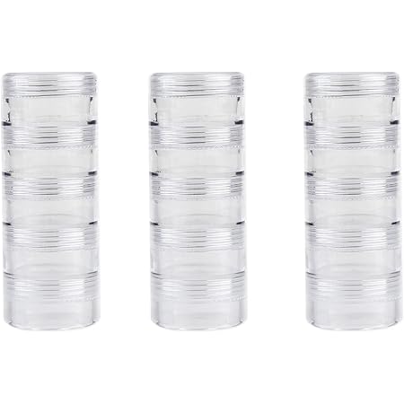 Amazon.com: PH PandaHall 2 Sets 5 Layer Cylinder Stackable Bead ...
