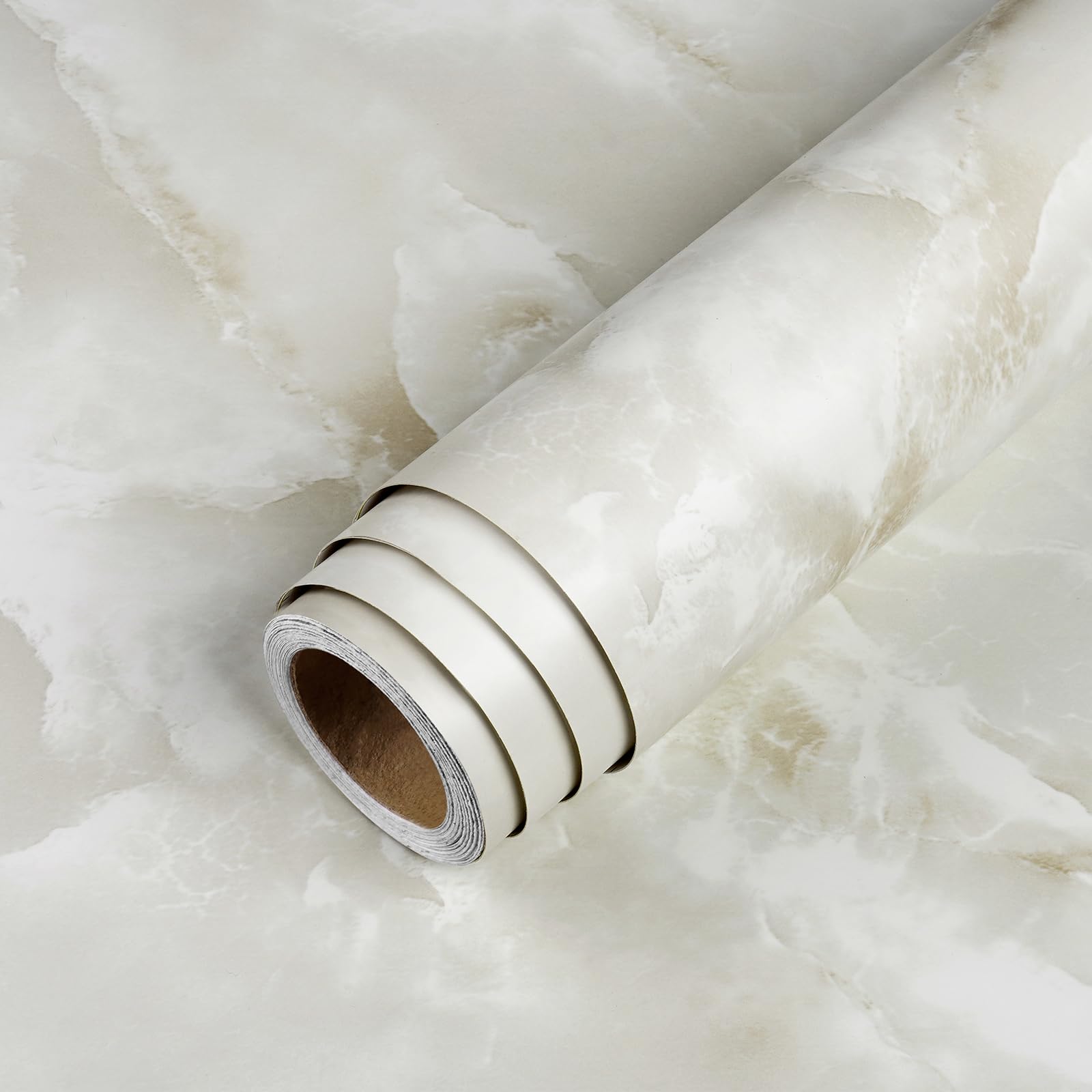 LaCheery Off White Marble Contact Paper for Countertops 36"x160" Thick ...