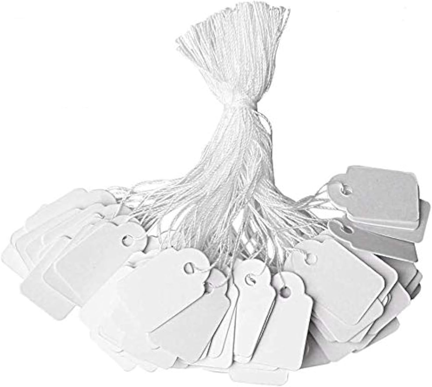 Amazon.com : 500 Premium Writable Jewelry Tags with String by Ummeral ...