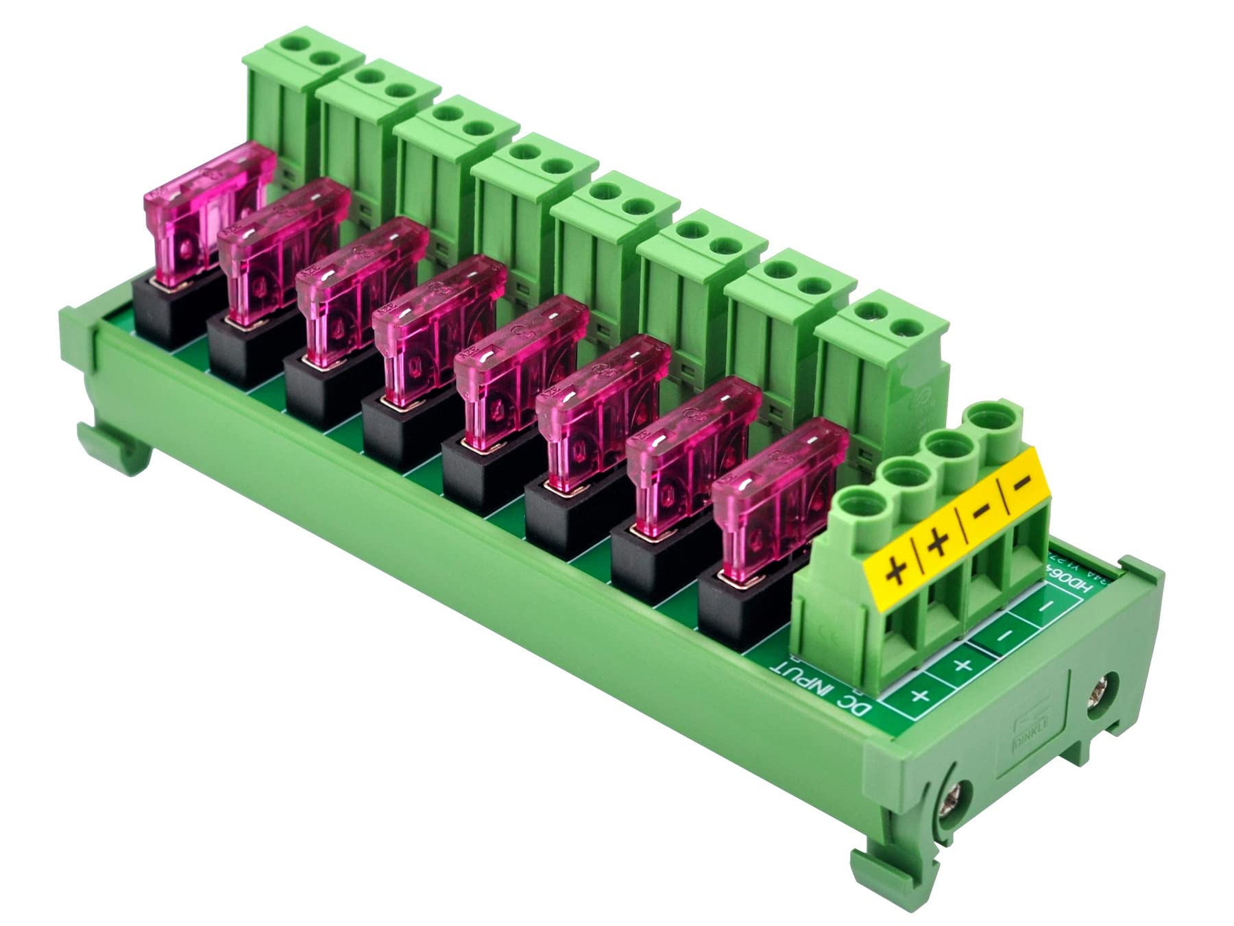 Snapklik.com : DIN Rail Mount DC 5-32V 8 Channel Pluggable Side Wiring ...