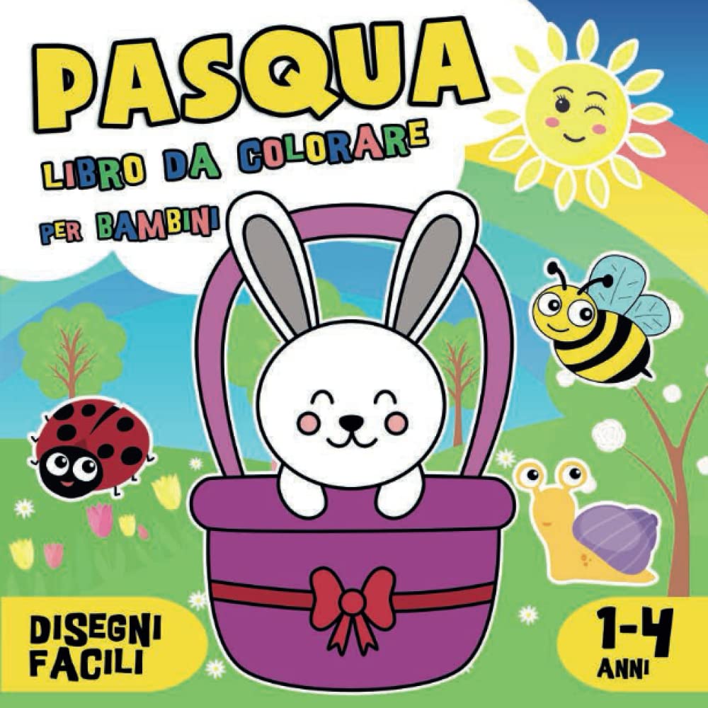 Buy Pasqua Libro da Colorare per Bambini 1-4 Anni: Album da Colorare di ...