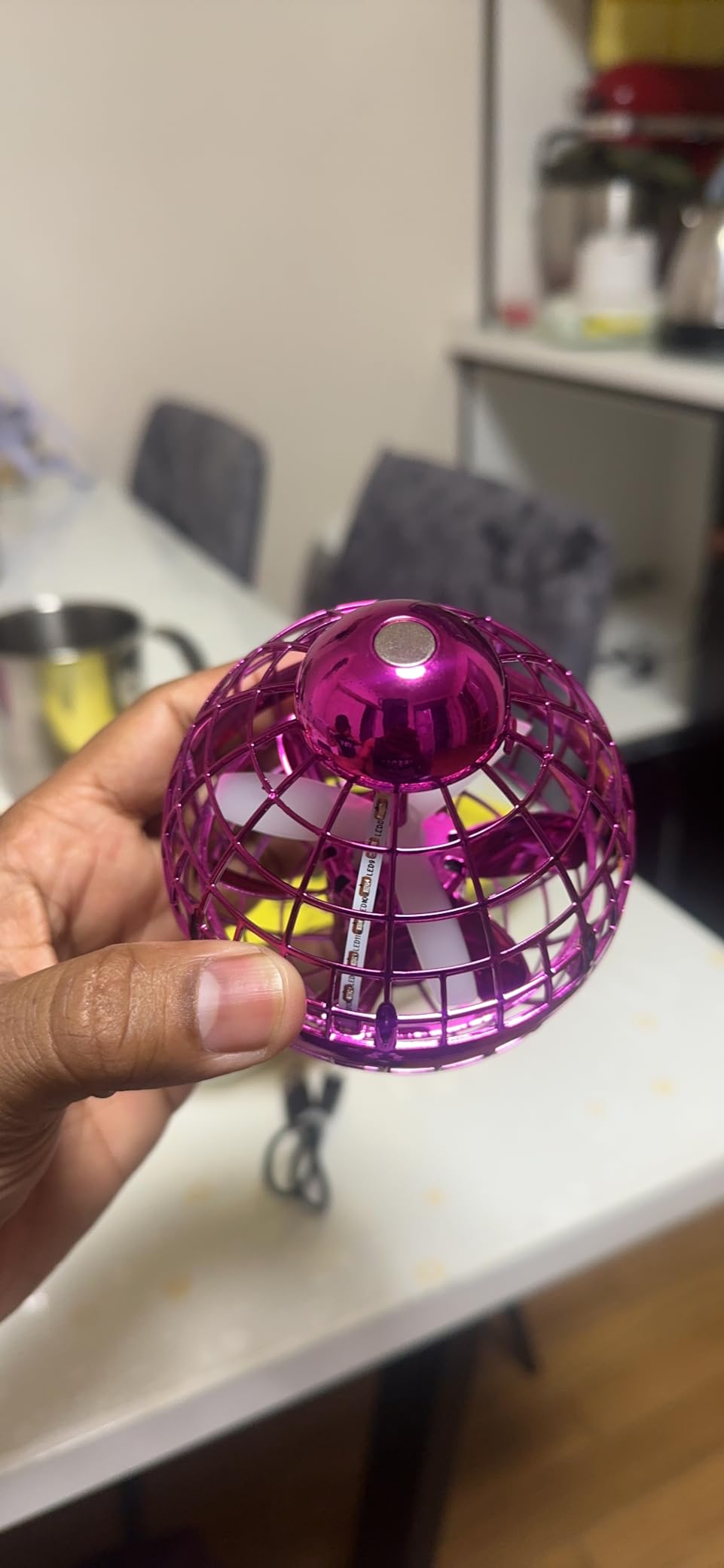 Amazon.co.jp: Gimama Flying Ball, Gyro, Flying Ball Toy, UFO Toy ...