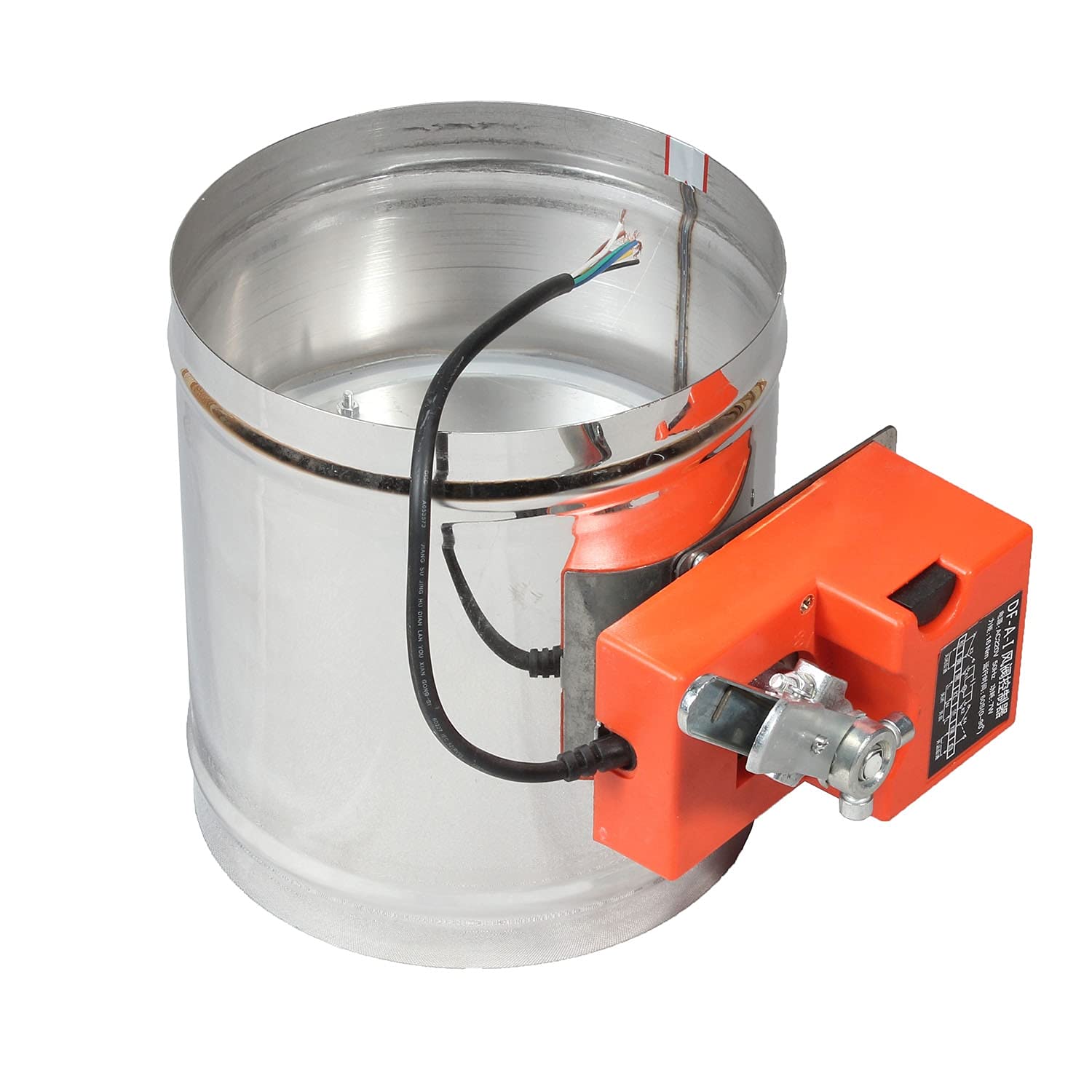 Motorized Damper Dayton Flanged Frame Motorized Damper, 100 240V 5NKK6