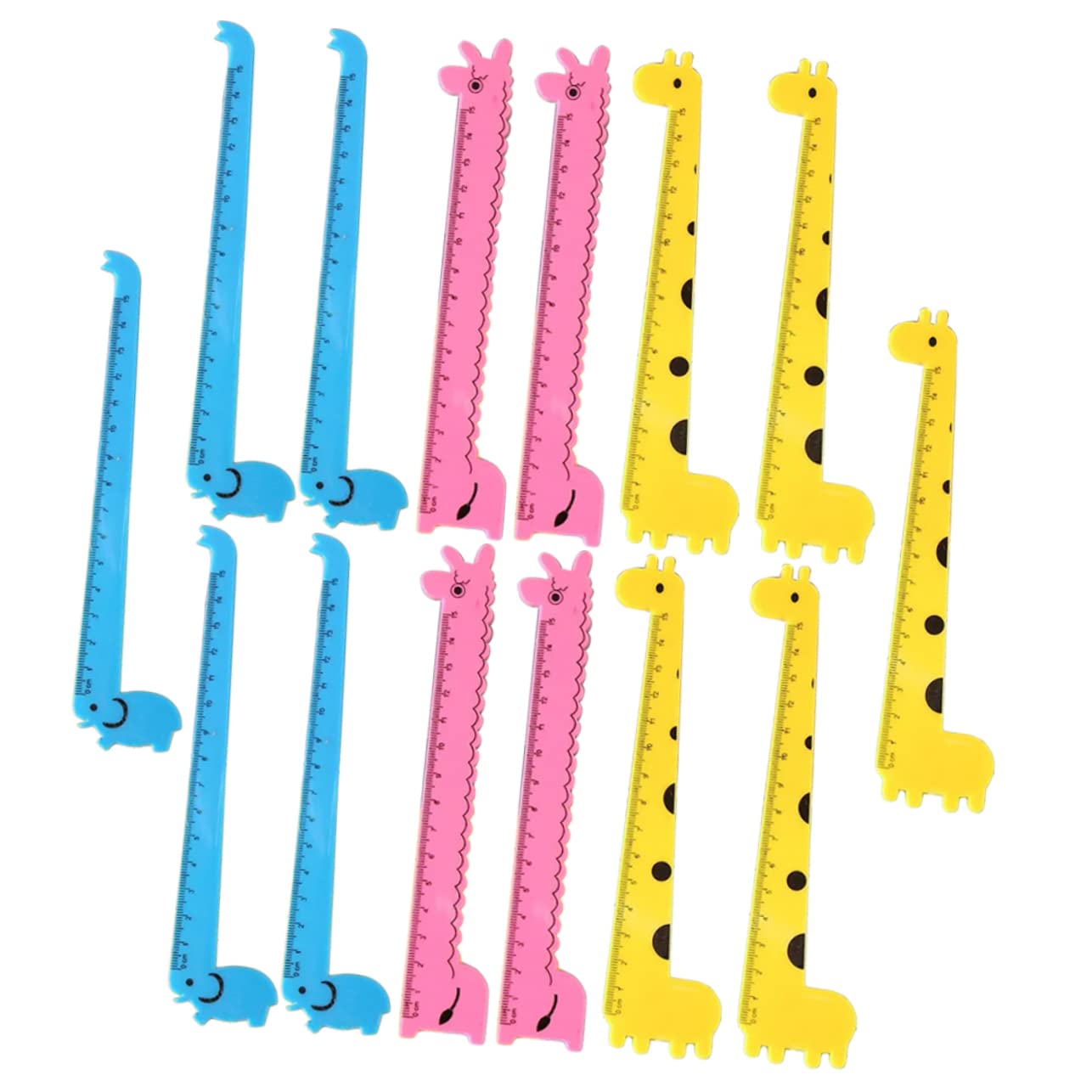 VILLCASE 90 Pcs Giraffe Ruler Kids Learning Activities Secret Labs Pre ...