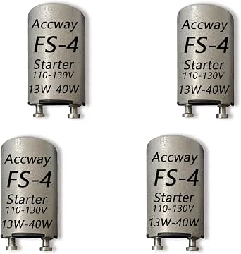 Accway Aluminum Housing FS-4 Fluorescent Bulb Starter 13-40Watts ...