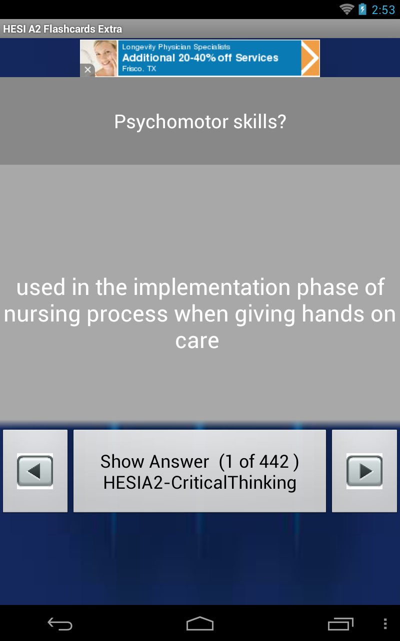 HESI A2 Flashcards Basic - App on Amazon Appstore