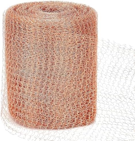 Fzrdohu Copper Mesh Slug Repellent UK, 100% Pure Copper Net, 10ft ...