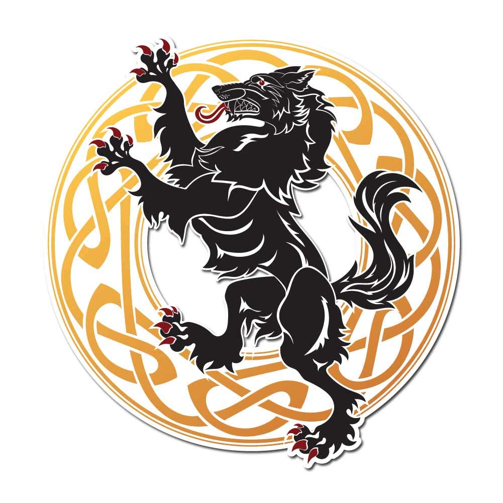 Celtic Knot Wolf