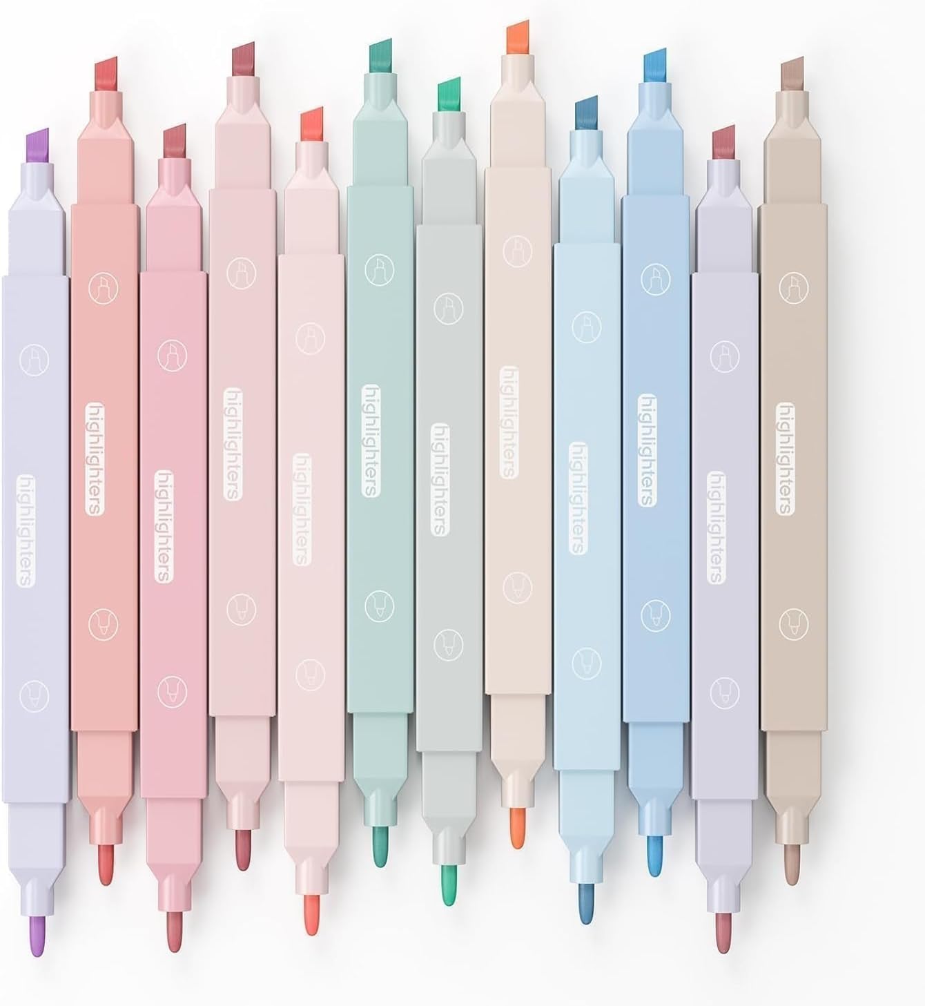 PXBQ Aesthetic Cute Highlighters Bible Highlighters and Pens No Bleed ...