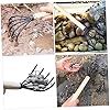 Amazon.com : MERRYHAPY 2Pcs Beach Rake with Mesh Net Tine Claw Rake for ...