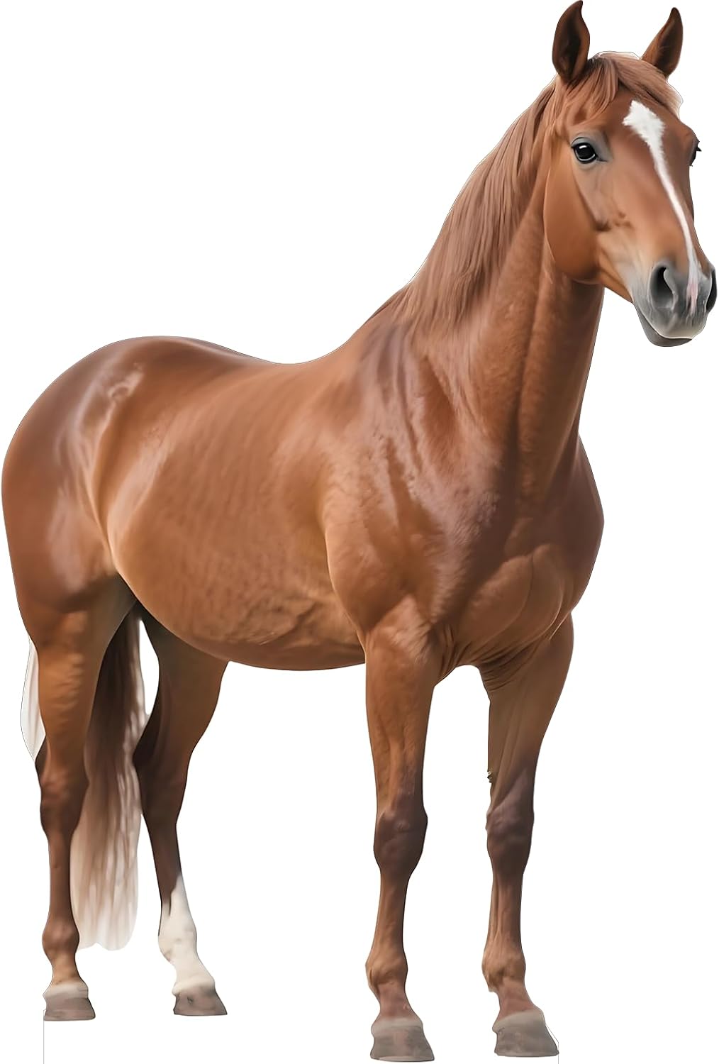 Amazon.com: EnjoyView Horse 2FT Life Size Cardboard Cutout, Farm Animal ...