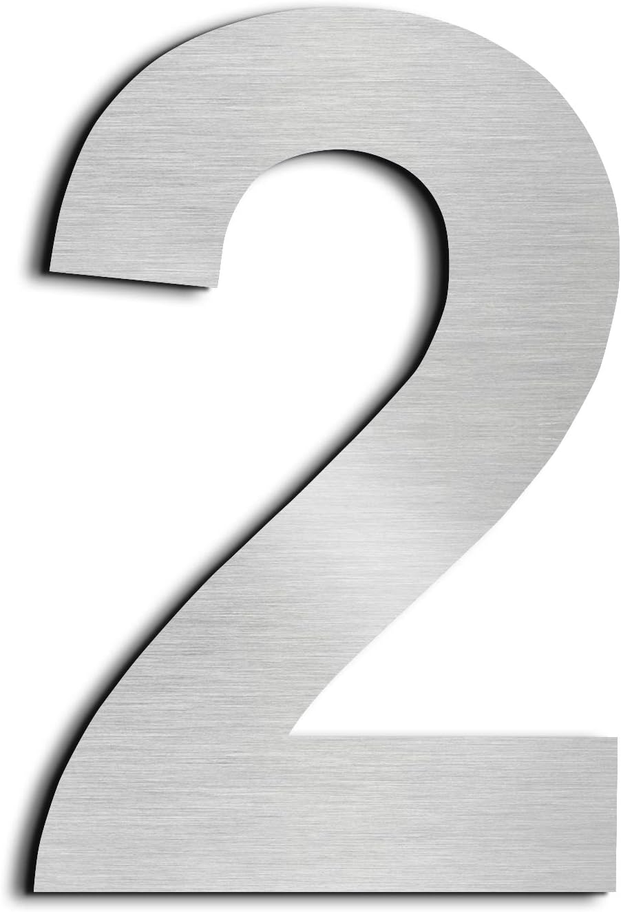 nanlyiau 3in/7.5cm adhesive number Mailbox Numbers Stainless Steel ...