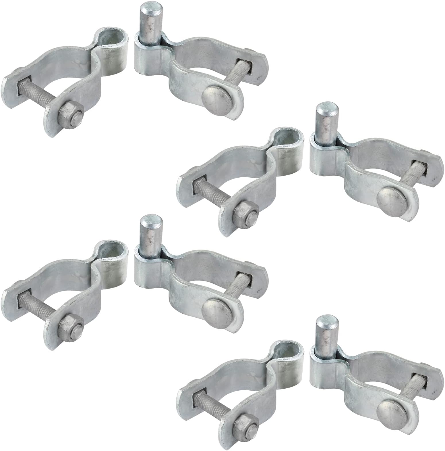 Amazon.com: Dailydanny 2 Pack Chain Link Fence Frame Gate Post Male ...