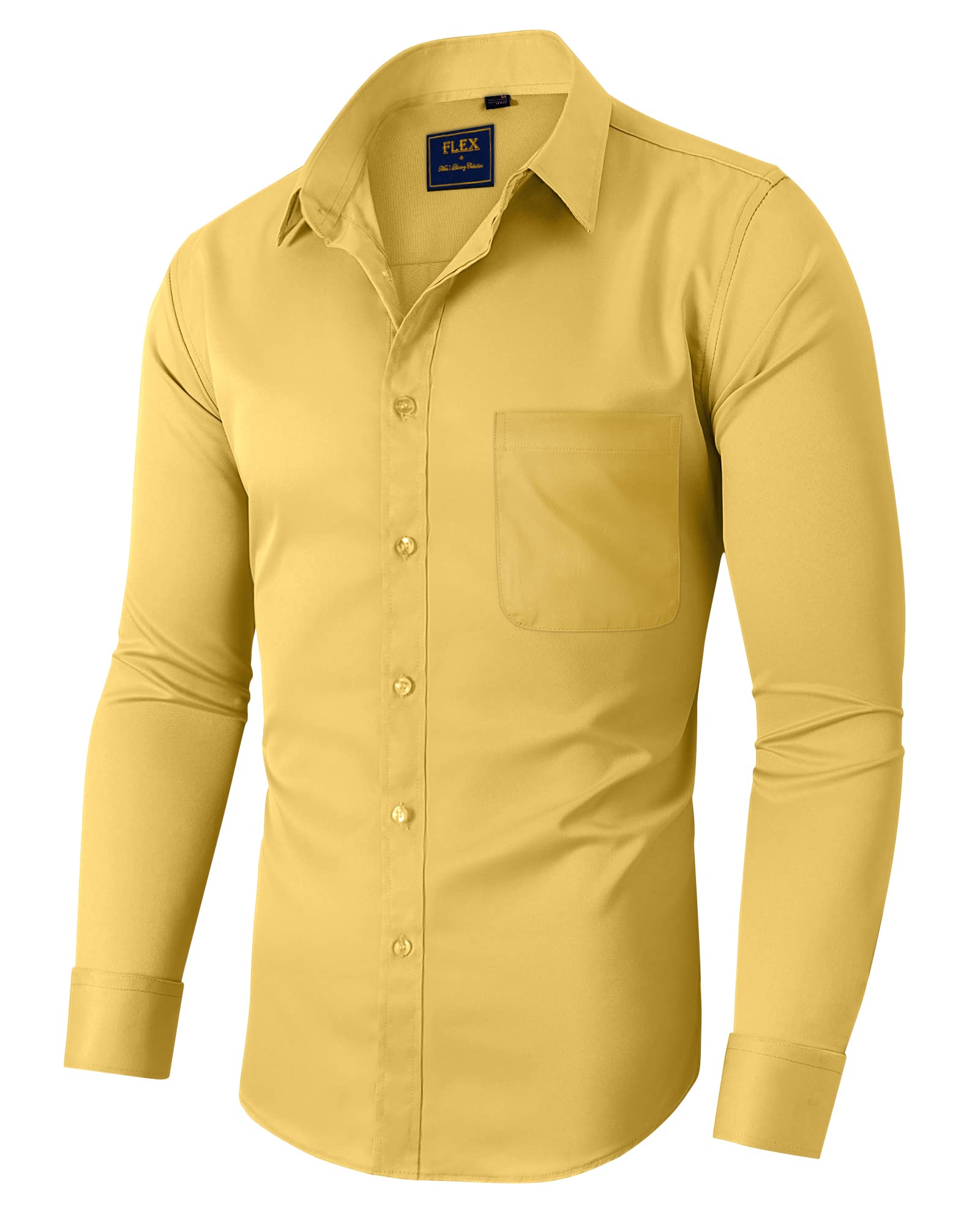 Yellow Dress Shirts Ashley Shirt – House Of Cavani