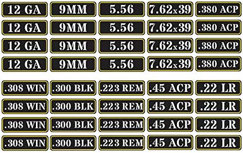 Amazon.com: Aolamegs Ammo Can Vinyl Sticker Set Decal Label for Cans ...