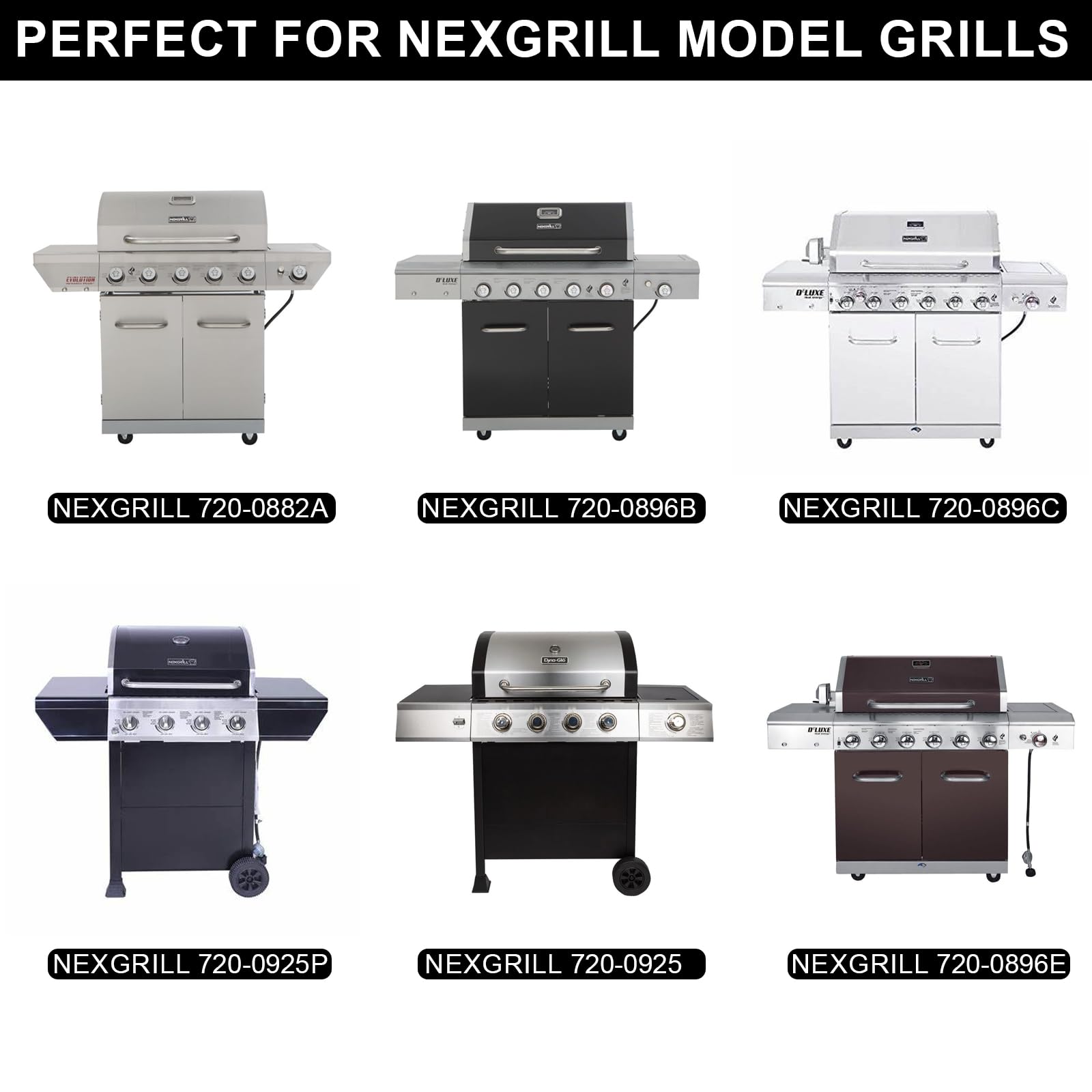 6 Burner Grill Replacement Kit Nexgrill Replacement Parts Kit - Heat ...